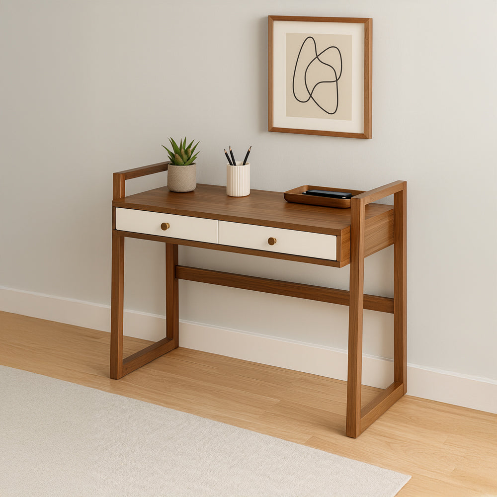 Desk 160 x60x 75 cm - wooden- AZ1319 – alzahra-furniture